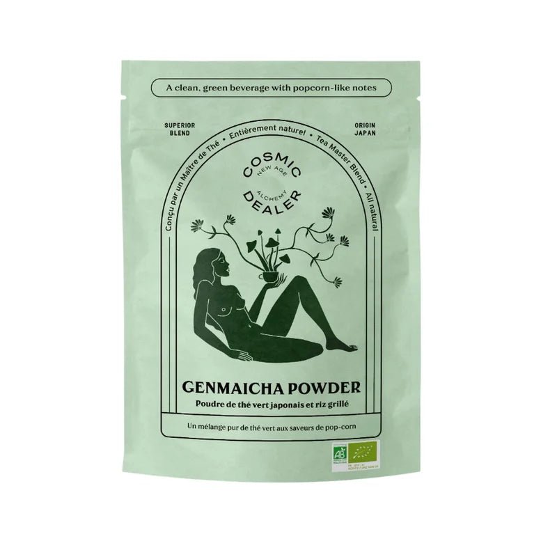 Genmaicha Powder - Japanese Green Tea & Roasted Rice – Blanda Beauty