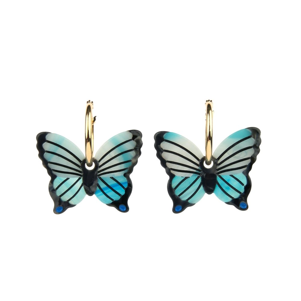 Coucou Suzette Blue Butterfly Earrings – Blanda Beauty